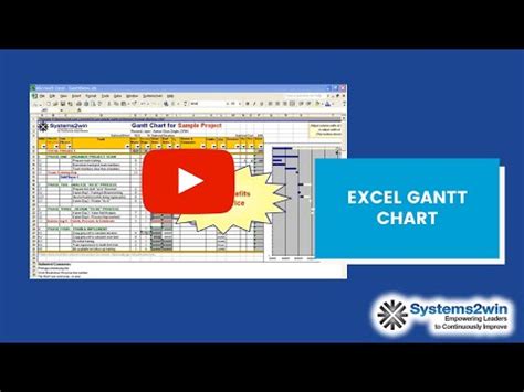 Excel Gantt Chart Project Plan Software Engineering
