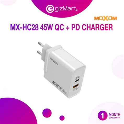MOXOM MX HC28 Super Power 45W PD And QC3 0 Fast Charging One Adapter