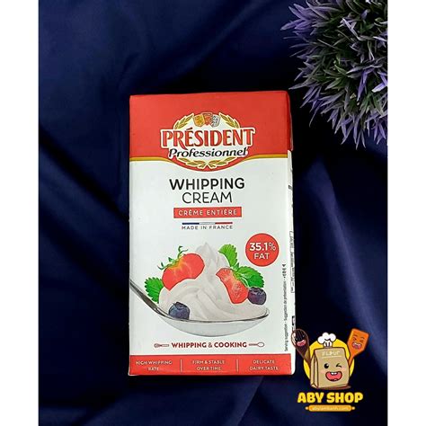 Bảo Quản Lạnh Kem Sữa Whipping Cream President 1l ⚡hsd 2182024⚡ Kem