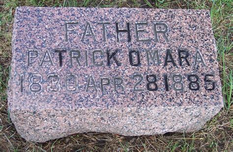 Patrick Omara 1830 1885 Homenaje De Find A Grave