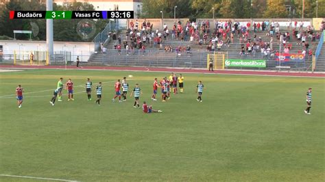 Budaörs Vasas FC Merkantil Bank Liga 6 forduló Élő közvetítése