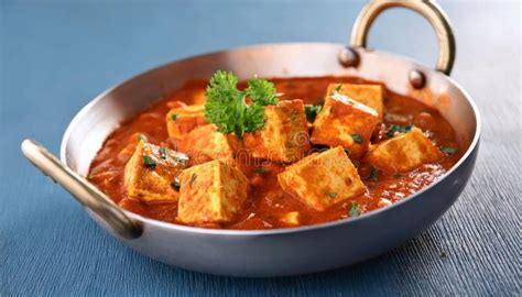 Paneer Tikka Masala Indian Curry Ai Generated Stock Illustration