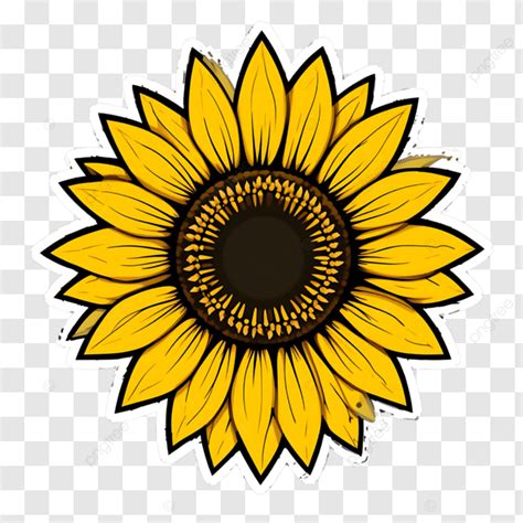 밝은 노란색 꽃잎을 가진 해바라기 클립 아트 해바라기 클립 아트 삽화 Png 일러스트 및 이미지 에 대한 무료 다운로드 Pngtree