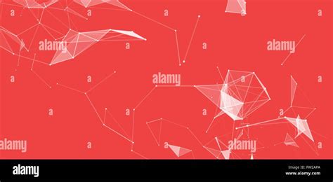 Virtual Abstract Background With Particle Molecule Structure Genetic And Chemical Compounds