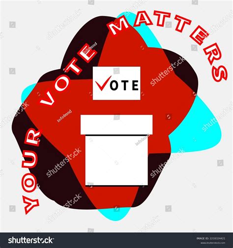 White Paper Sheet Ballot Box Word Stock Vector Royalty Free Shutterstock