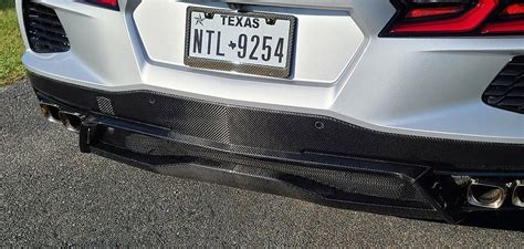 2020 2022 Corvette C8 Agm Visible Carbon Fiber Rear Diffuser