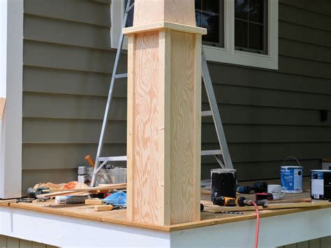 Making Tapered Craftsman Style Columns For The Front Porch Porch Column Wraps Front Porch