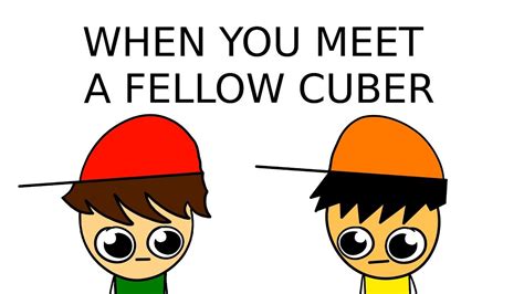 When You Encounter A Fellow Cuber Cubeorithms Youtube