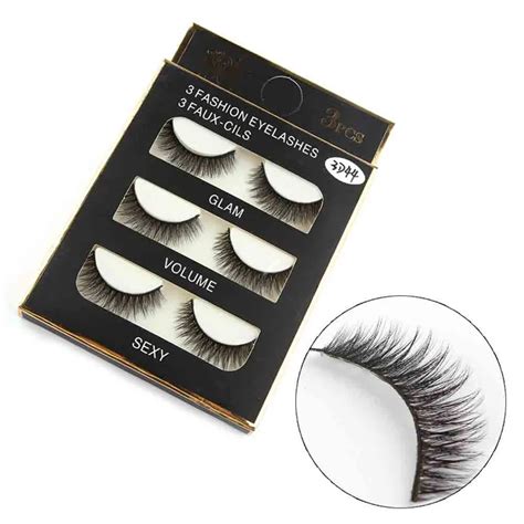 Buy New Brand Outtop 3 Pairs 3d Fashion False Lashes