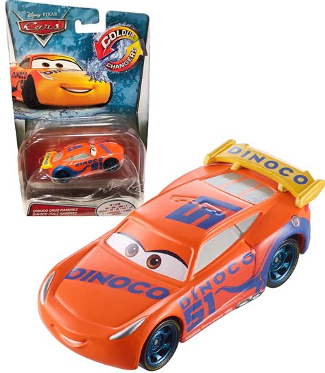 Auta Cars zmieniający kolor pojazd Dinoco Cruz Ramirez Humbi pl
