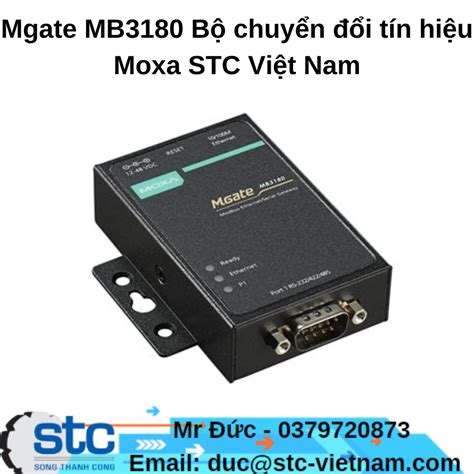 Mgate MB Bộ chuyển đổi tín hiệu Moxa STC Việt Nam Công ty TNHH TM DV Song Thành Công