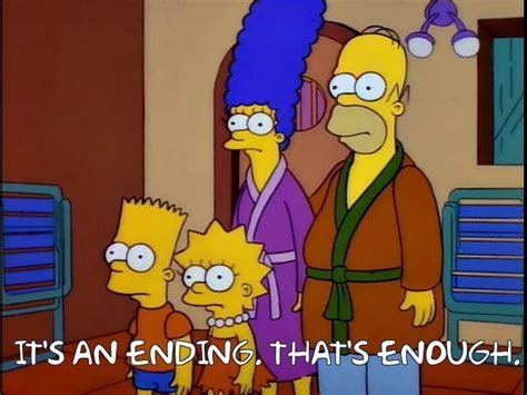Marge Im Confused Is This A Happy Ending Or A Sad Ending R