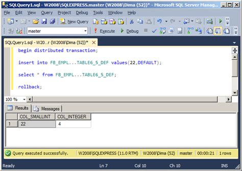 Registration And Work With Linked Server Of Mssql 2012 — Firebird And