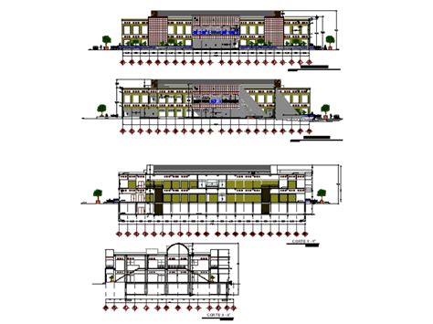 Mercado Con Estacionamiento En AutoCAD CAD 6 93 MB Bibliocad