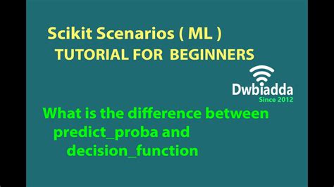 What Is The Difference Between Predict Proba And Decision Function