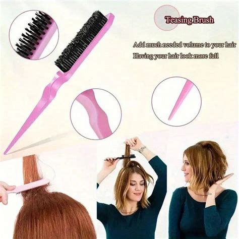 11 Piece Hair Styling Kit Detangling And Anti Static Combs Edge Brush