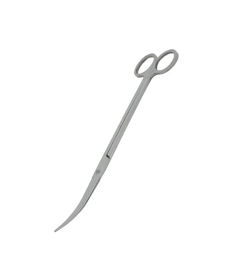 Stainless Scissors Curved 25cm Glosso Factory