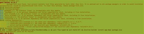 Warning Package Lock Json Found Issue 50 NorthwestGreenChemistry