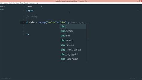 دورة Php الجداول الترابطية Associative Arrays Youtube