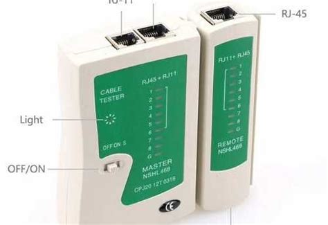Тестер сетевых кабелей Rj45 Rj11 Festima Ru Мониторинг объявлений
