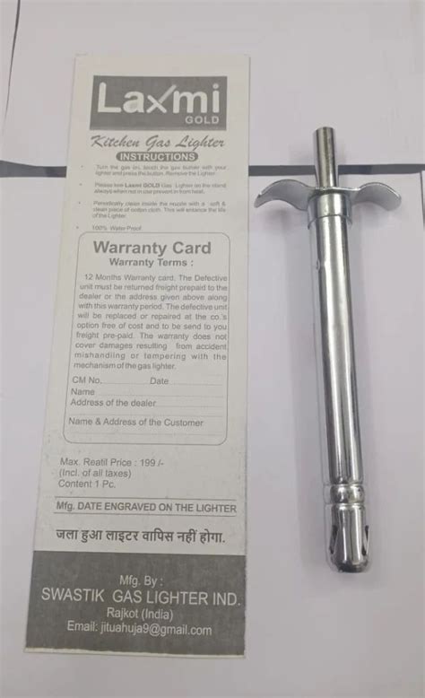 Push Button Stainless Steel Laxmi Kitchen Gas Lighter For Home At ₹ 21