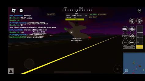 Uh Landing Upside Down In Roblox PTFS YouTube