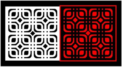 Premium Vector Decorative Wall Panels Set Jali Design Cnc Pattern