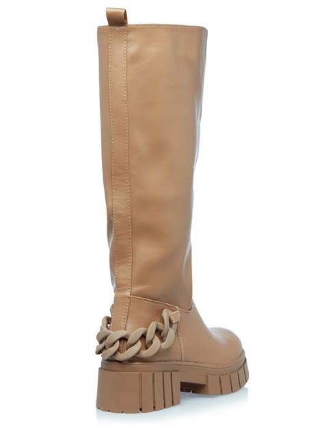 Cizme De Dama Nude Lungi Piele Toamna Moderne Mangata