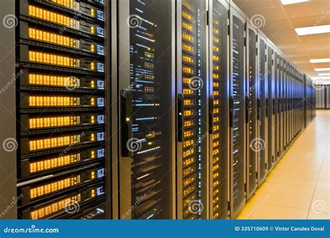 Diminishing Perspective Of Computing Servers In Racks In A Datacenter