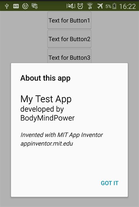 Can I Change The Three Dots Default Section MIT App Inventor Help MIT App Inventor Community