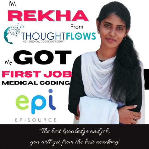 Thoughtflows Medical Coding Academy Congrats Rekha 🏆🏆 All The Best For Your Bright Medical