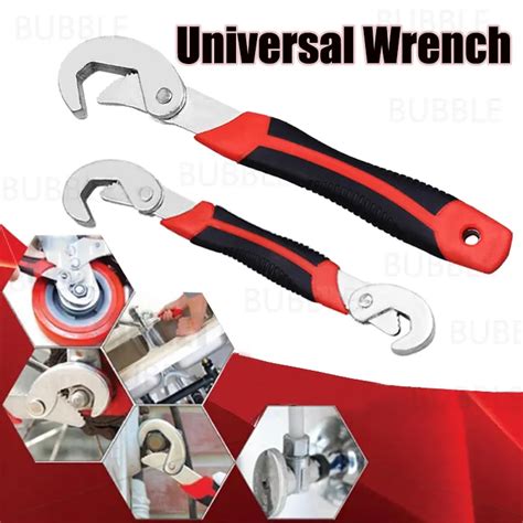 Multi Function Universal Wrench Adjustable Grip Wrench Set Mm Ratchet Wrench Spanner Hand