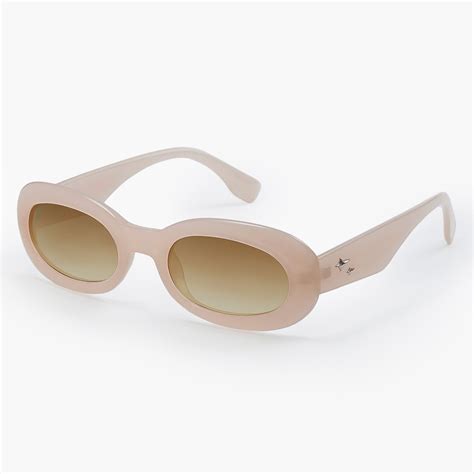 Women Men 90s Styles Retro Oval Polarized Sunglasses Confetti Sojos