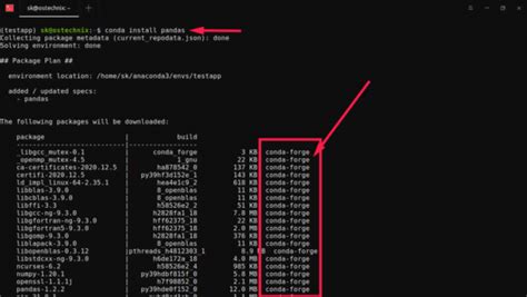 Enable Conda Forge Channel For Conda Package Manager Ostechnix