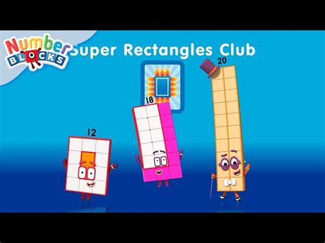 Super Rectangles Club 🟥 Learn To Count Numberblocks Full Episodes