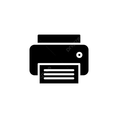프린터 아이콘 벡터 삽화 어떤 목적을 위해 명문 스타일 상 삽화 주형 Png 일러스트 및 벡터 에 대한 무료 다운로드