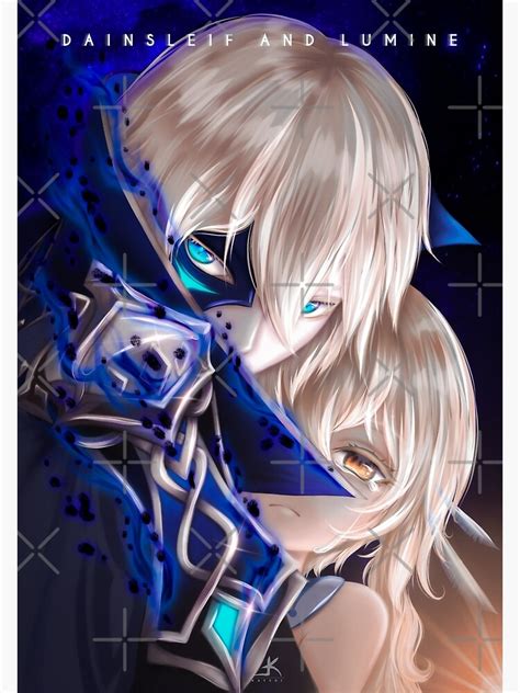 Dainsleif And Lumine Genshin Impact Poster For Sale By Katzui Redbubble