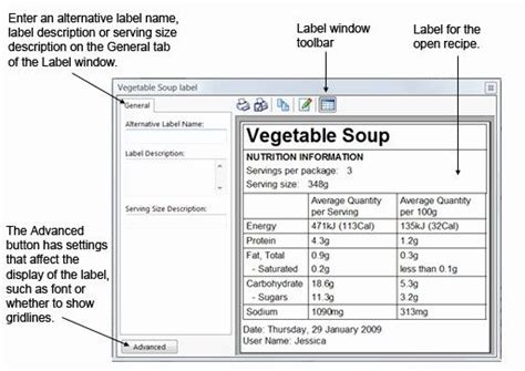 Nutrition Facts Label Template Excel New Nutritional Label Template Australia Nutrition Ftempo