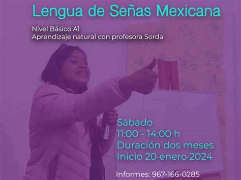 Realizarán Taller De Lengua Y Señas Mexicanas Diario De Chiapas