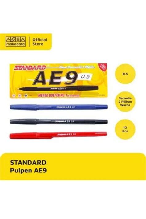 Ballpoint Ae 9 Standard Merah