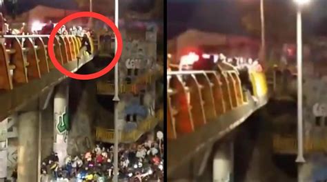 Video Ciudadanos Evitan Que Mujer Se Arroje De Un Puente En Suba La