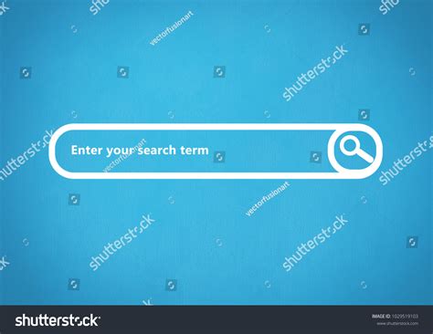 Digital Composite Search Bar Blue Background Stock Photo Shutterstock