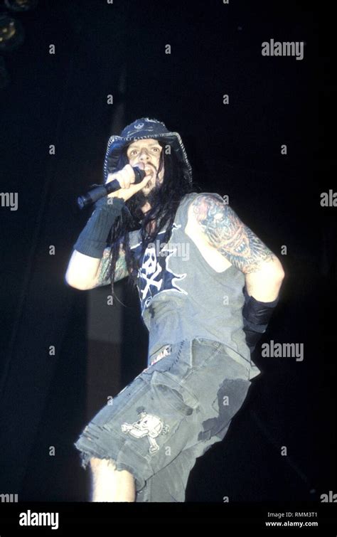 Singer Rob Zombie Of The Hard Rock Band White Zombie Is Shown