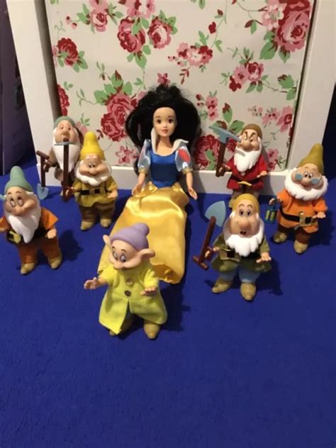 Vintage Disney Snow White Seven Dwarfs Simba Doll Collection Accessories Picclick Uk