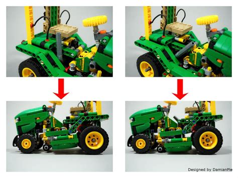 Lego Moc 42168 Alternative Lawn Tractor By Damianple Technic Garage
