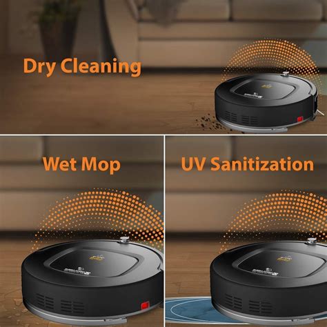 Forbes Robo Vac N Mop Robotic Vacuum Cleaner With Uv Sanitization From