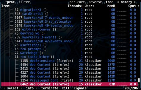 [bug] process tree view don t disappear on collapse a branch · issue