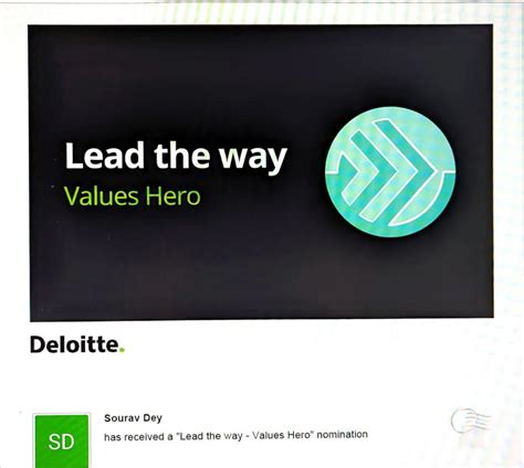Sourav Dey On Linkedin Deloittevalues Leadtheway Deloitte