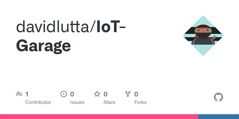 GitHub Davidlutta IoT Garage