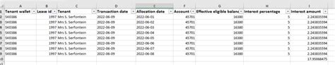 Interest On Arrears Calculation Report Weconnectu Rams Knowledge Base